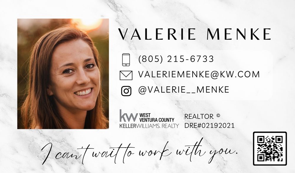 VALERIE MENKE - KELLER WILLIAMS WEST VENTURA COUNTY - Updated October ...