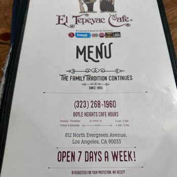 EL TEPEYAC CAFE - Updated May 2025 - 2594 Photos & 2774 Reviews - 812 N ...
