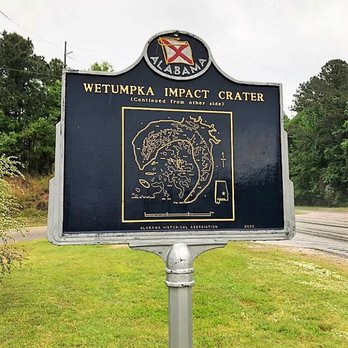 WETUMPKA IMPACT CRATER MARKER - Updated September 2024 - 6246 AL-21, Wetumpka, Alabama ...