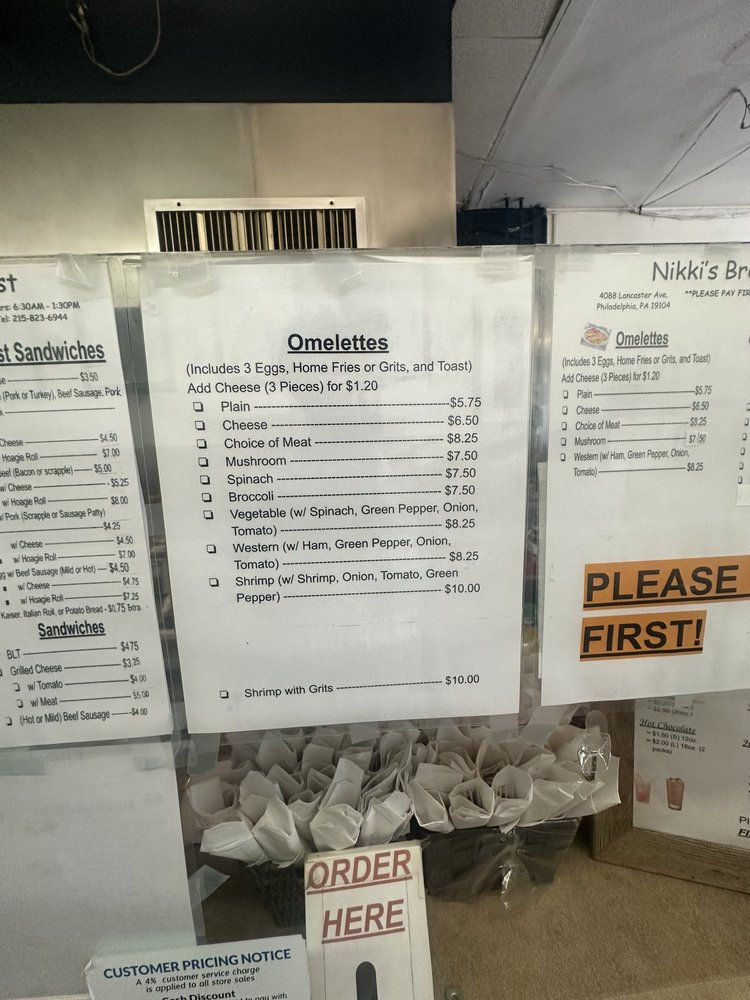 NIKKI’S BREAKFAST - Updated August 2024 - 4088 Lancaster Ave ...