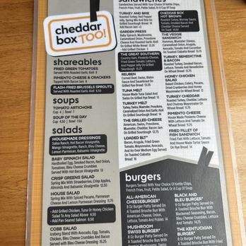 CHEDDAR BOX TOO - Updated December 2025 - 176 Photos & 124 Reviews ...