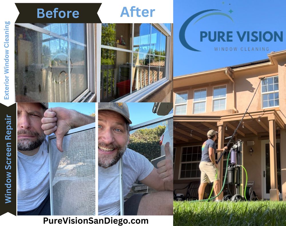PURE VISION WINDOW CLEANING AND SCREEN REPAIR - Updated October 2025 ...
