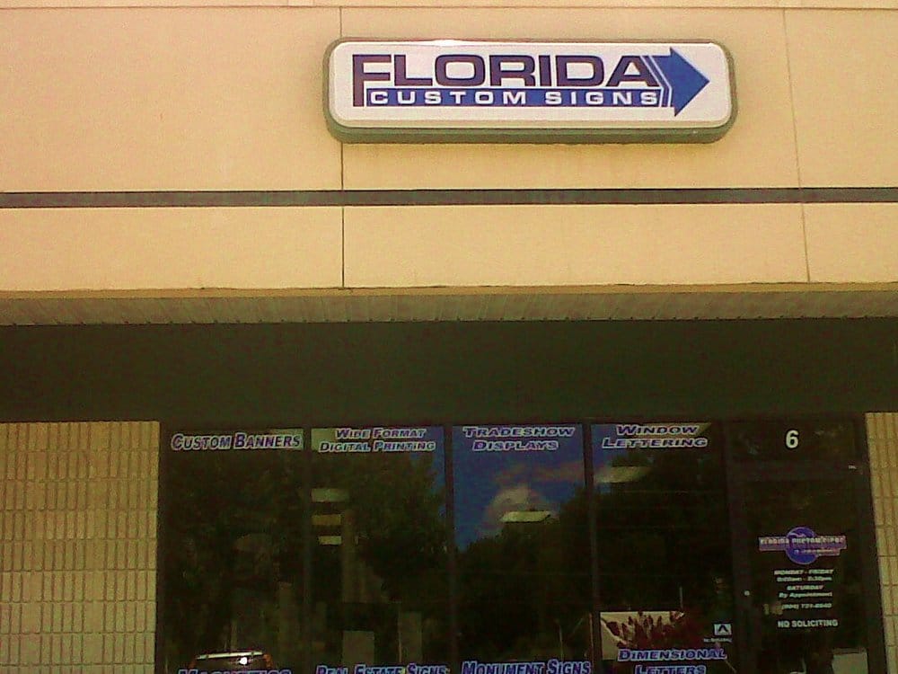 FLORIDA CUSTOM SIGNS - 8640 Philips Hwy, Jacksonville, Florida ...