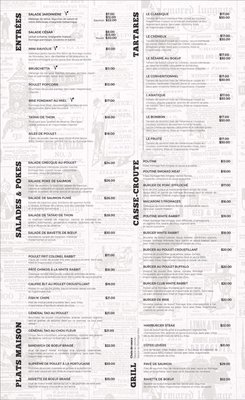 LE WHITE RABBIT - Updated December 2025 - 2151 Boulevard Lapinière ...