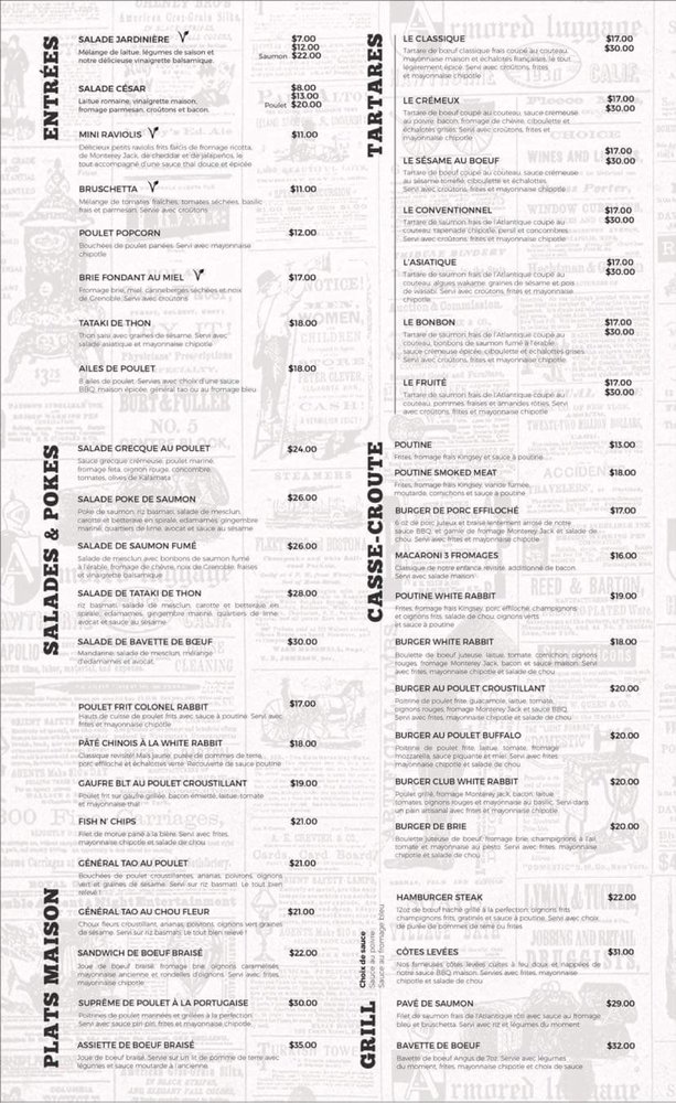 LE WHITE RABBIT - Updated December 2025 - 2151 Boulevard Lapinière ...