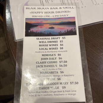 BEAR MOON BAR & GRILL - Updated November 2025 - 214 Photos & 199 ...