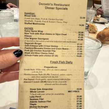 DEMETRI’S GREEK RESTAURANT - Updated January 2026 - 299 Photos & 304 ...