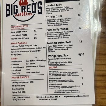 BIG RED’S BBQ - Updated August 2024 - 70 Photos & 23 Reviews - 1096 Oro ...