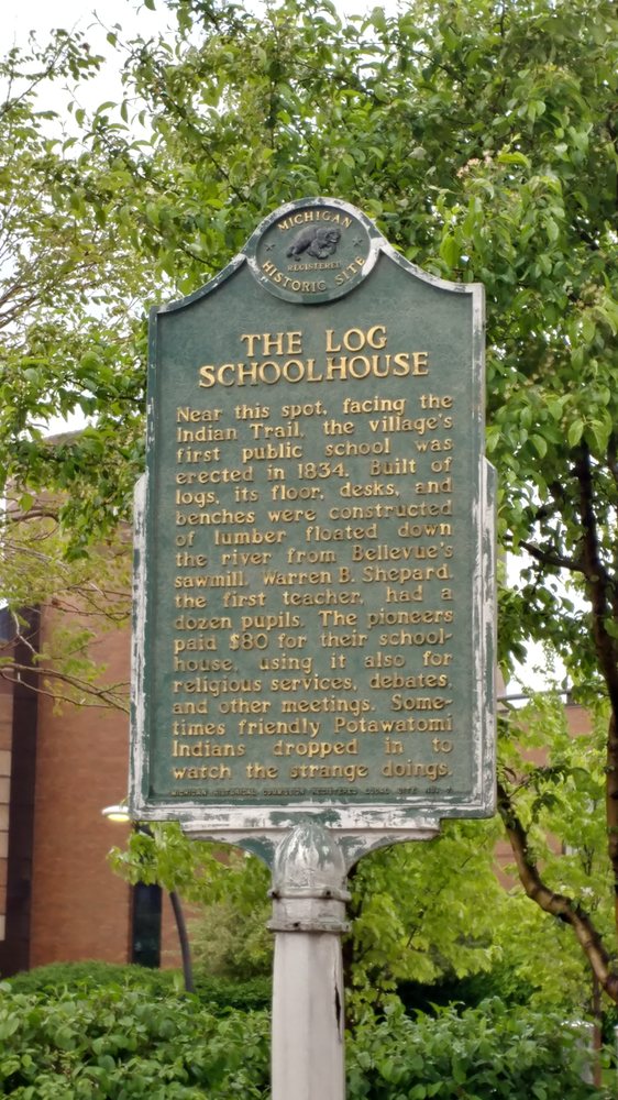 THE LOG SCHOOLHOUSE MARKER - Updated April 2024 - 56 Michigan Ave ...