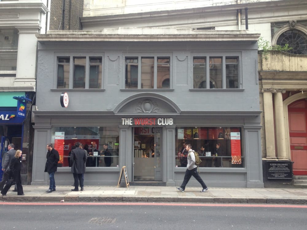 THE WURST CLUB - Updated December 2024 - 56-57 Cornhill, London, United ...