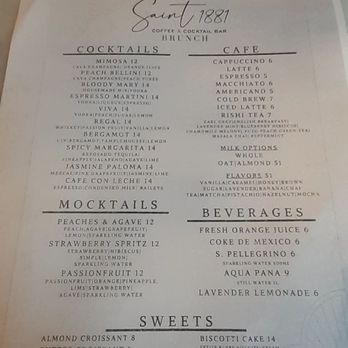 SAINT 1881 COFFEE & COCKTAIL BAR - Updated December 2025 - 189 Photos ...