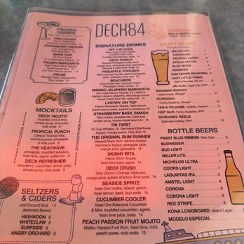 DECK 84 - Updated May 2025 - 1637 Photos & 1786 Reviews - 840 E ...