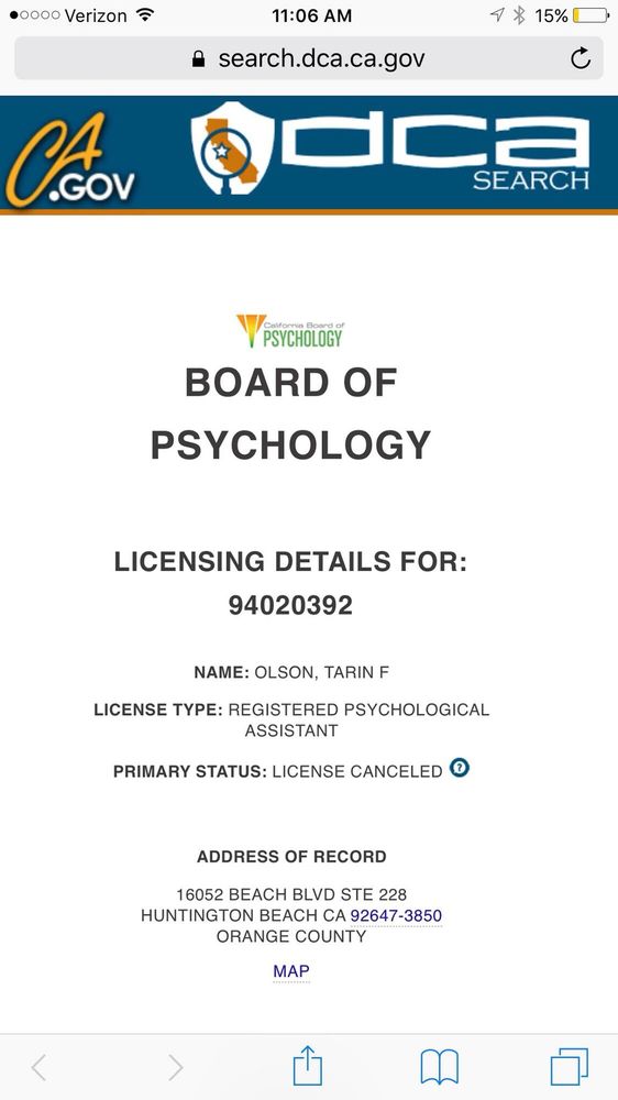 TARIN F OLSON - Updated August 2025 - Huntington Beach, California ...