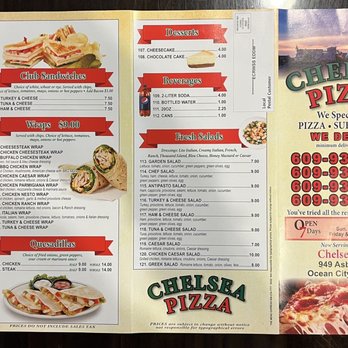 CHELSEA PIZZA - Updated August 2025 - 29 Photos & 42 Reviews - 949 ...