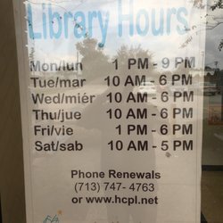FAIRBANKS BRANCH LIBRARY - Libraries - 7122 North Gessner, Houston, TX ...