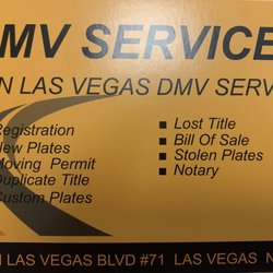 NORTH LAS VEGAS DMV SERVICES - 3307 N Las Vegas Blvd 71, Las Vegas, NV ...