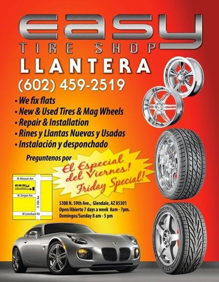 EASY TIRE SHOP - Updated April 2026 - 5308 N 59th Ave, Glendale ...