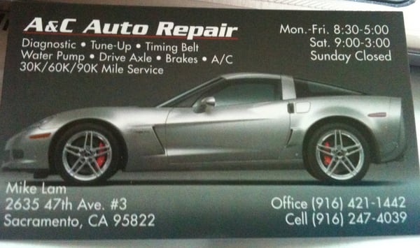 A&C AUTO REPAIR - Updated December 2025 - 10 Photos & 61 Reviews - 2635 ...