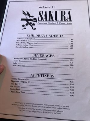 SAKURA JAPANESE STEAK HOUSE - Updated June 2024 - 35 Reviews - 1913 ...