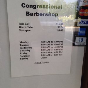 WILDWOOD MANOR BARBER SHOP - 10229 Old Georgetown Rd, Bethesda, MD - Yelp
