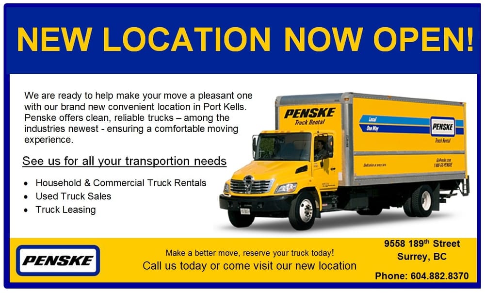 PENSKE TRUCK RENTAL - Updated September 2025 - 9558 189th Street ...
