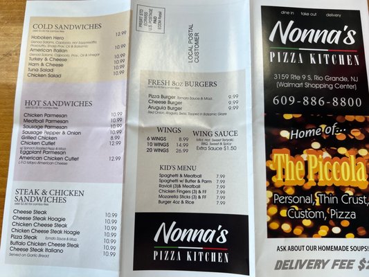 NONNA’S PIZZA KITCHEN - Updated August 2025 - 12 Reviews - 3159 Rte 9 S ...