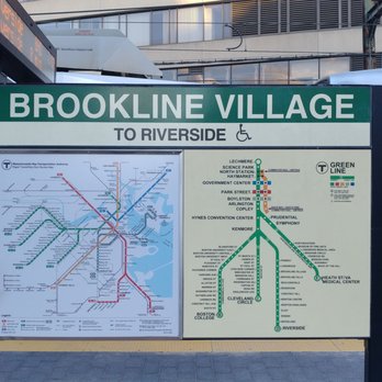 BROOKLINE VILLAGE MBTA STATION - GREEN LINE D NORTH STATION - Updated ...