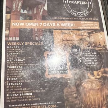 CRAFTED - Updated September 2024 - 394 Photos & 239 Reviews - 3200 ...