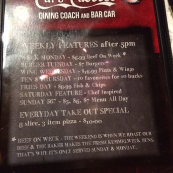 CAT’S CABOOSE RESTAURANT & TAVERN - Updated September 2024 - 20 Reviews ...