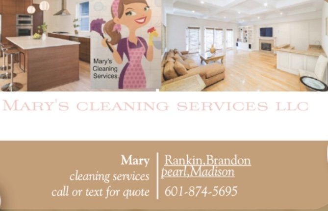 MARY’S CLEANING SERVICE - Updated July 2025 - Request a Quote - Brandon, Mississippi - Home ...