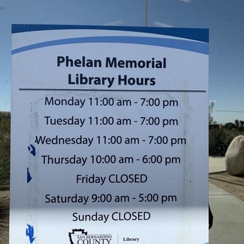 PHELAN MEMORIAL LIBRARY - Updated October 2025 - 9800 Clovis Rd, Phelan ...