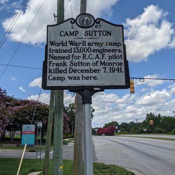 CAMP SUTTON HISTORICAL MARKER - Updated May 2025 - 4725 US-601, Monroe ...