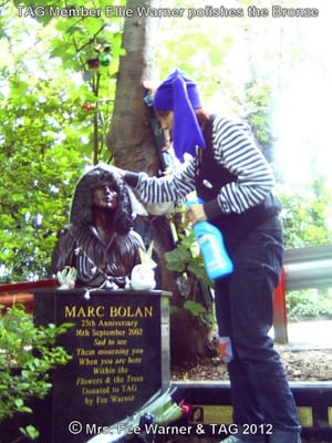 MARC BOLAN’S ROCK SHRINE - 22 Photos - Gipsy Lane, London, United ...