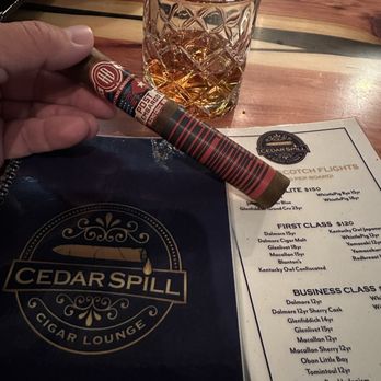 CEDAR SPILL CIGAR LOUNGE - Updated January 2026 - 566 Putnam Pike ...