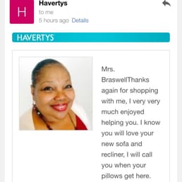 Havertys Reviews | Read Customer Service Reviews of havertys.com