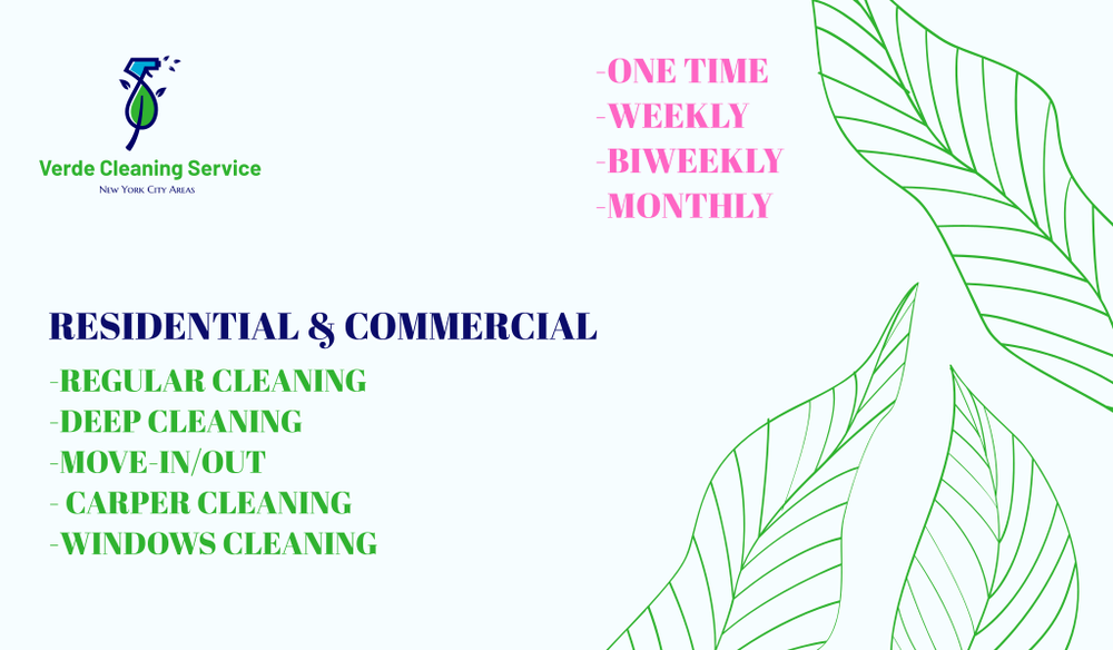 VERDE CLEANING SERVICE - New York, New York - Home Cleaning - Phone ...