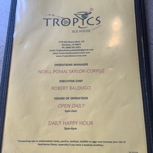 TROPICS RESTAURANT & CRAFT HOUSE - 232 Photos & 243 Reviews - 1778 Ala ...