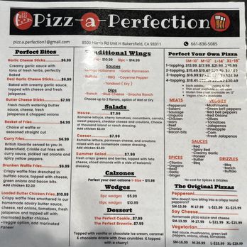 PIZZ-A-PERFECTION - Updated November 2024 - 209 Photos & 244 Reviews ...