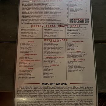RODEO GOAT - 1210 Photos & 993 Reviews - 2105 Dallas St, Houston, Texas ...