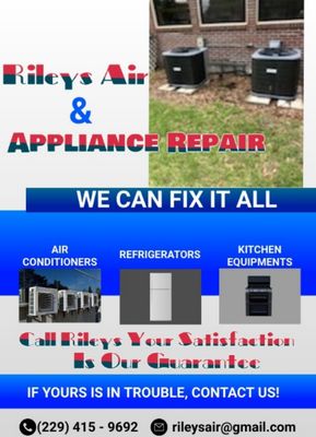 RILEY’S AIR & APPLIANCE REPAIR SERVICE - Updated August 2025 - Ray City ...