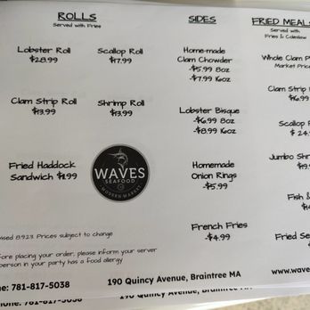 WAVES SEAFOOD - Updated August 2024 - 53 Photos & 41 Reviews - 190 ...