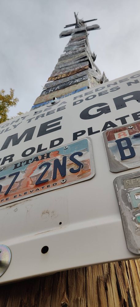 LICENSE PLATE TOWER - Updated December 2024 - 580 E Washington Dam Rd ...