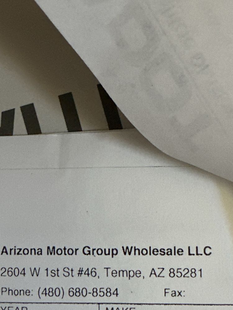 ARIZONA MOTOR GROUP WHOLESALE - Updated December 2025 - 2406 West First ...