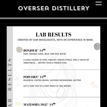 OVERSEA DISTILLERY AND BAR - Updated October 2025 - 109 Photos & 45 ...