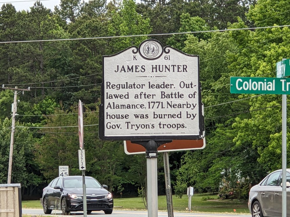 JAMES HUNTER HISTORICAL MARKER - 6600 State Rd 1006, Julian, North ...