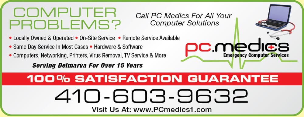 PC MEDICS - Updated October 2025 - 6824 Lois Ave, Salisbury, Maryland ...