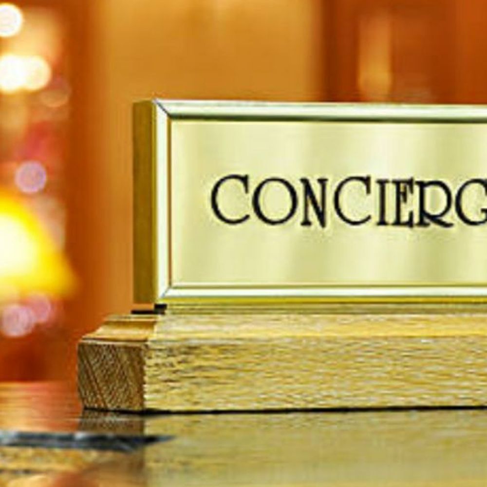 Concierge Desk Sign