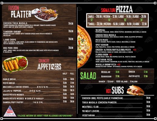 PIZZZA 98 - Updated February 2025 - 2543 Crawfordville Hwy ...