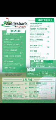 CADDYSHACK BAR AND GRILL - Updated November 2025 - 433 N Bradley Ln ...