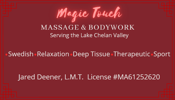 MAGIC TOUCH MASSAGE & BODYWORK - Updated May 2025 - Chelan, Washington - Massage - Phone Number ...